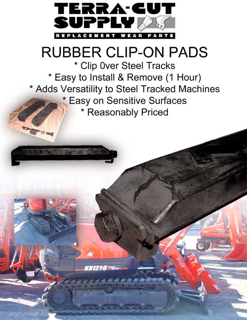 Rubber Track Pads | Terra Cut Supply